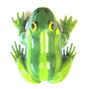 Colours of Australia Garden Stick - Green Frog - Gardening 4 Kids